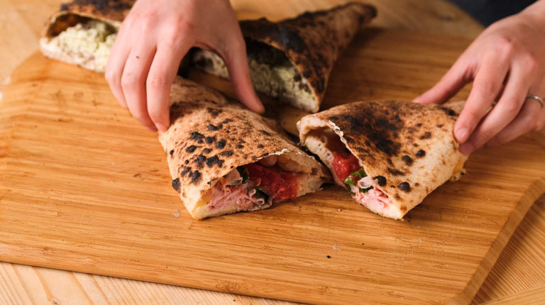 Stuffed calzones two ways recipe — Ooni USA