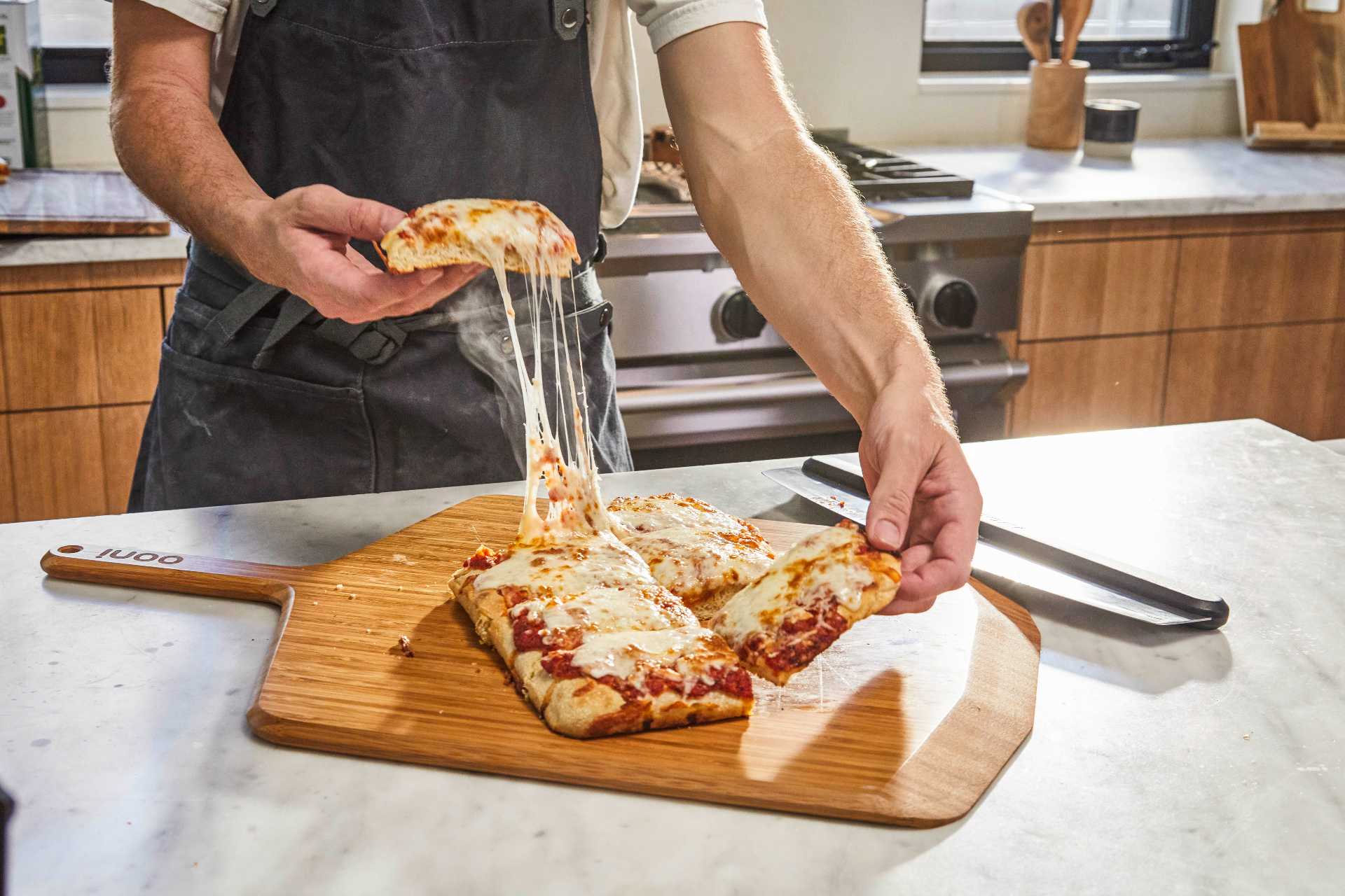 Old Forge-style Cheese Pizza — Ooni USA