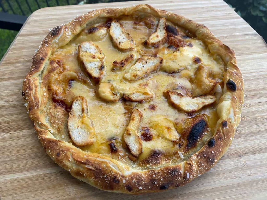 BBQ Chicken Pretzel Crust Pizza Recipe — Ooni USA