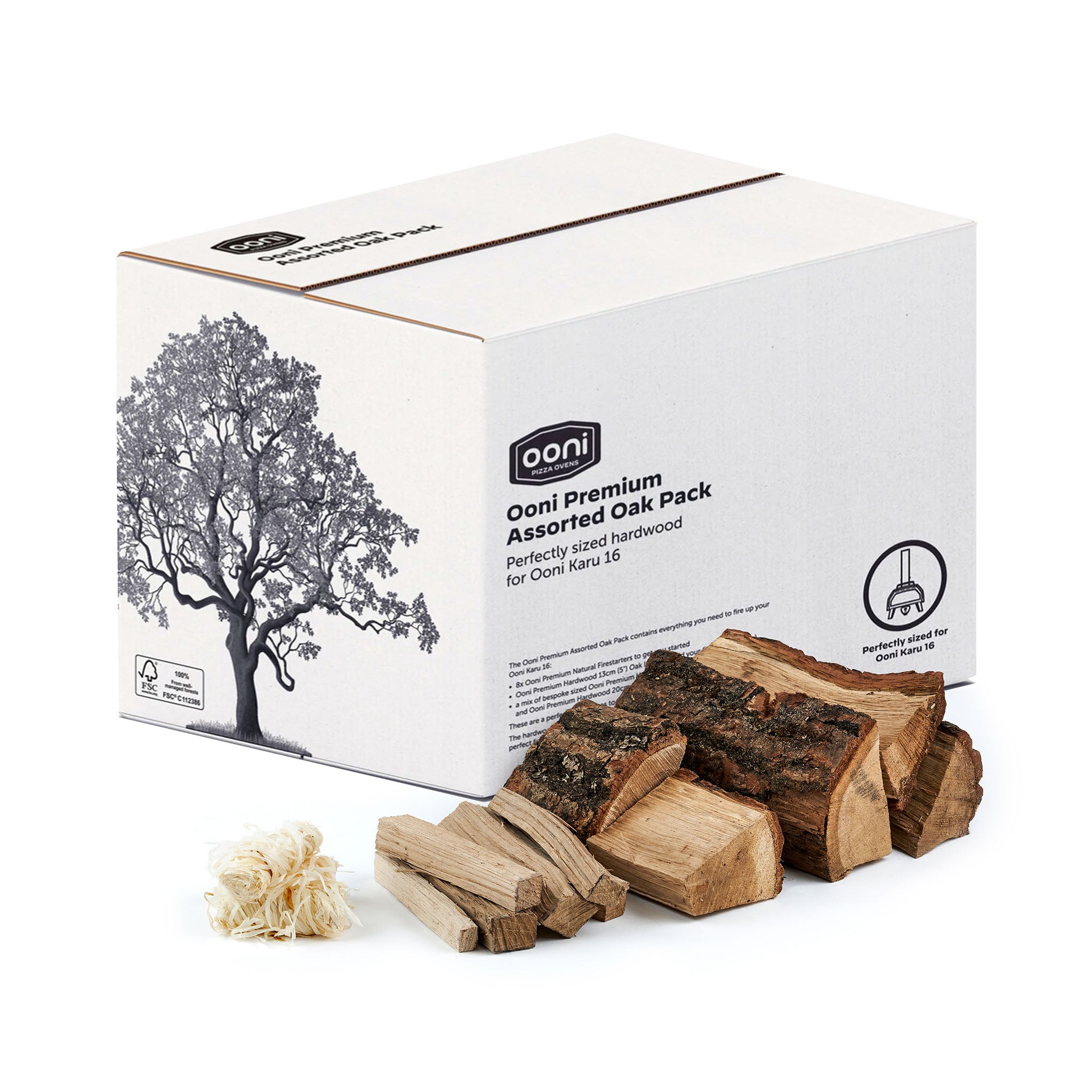 Ooni Premium Assorted Oak Pack for Ooni Karu 16 and Ooni Karu 2 Pro ...